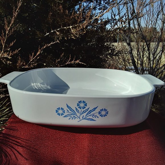 Corningware | Kitchen | Vtg Corning Ware Baking Pan Flower | Poshmark